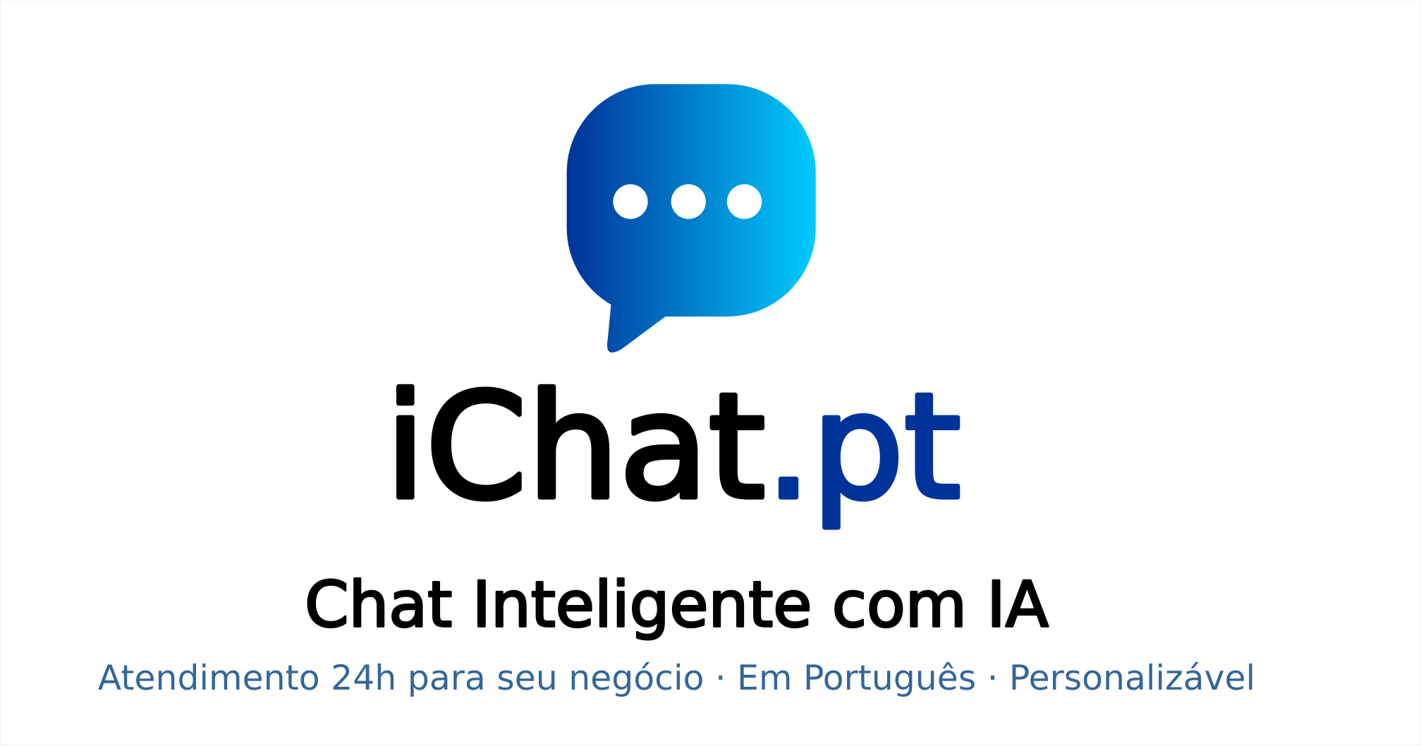 Chat IA em Português | Atendimento 24h para Empresas | iChat.pt